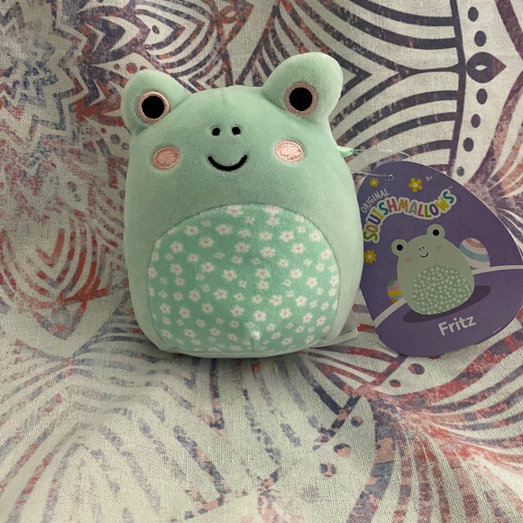 Squishmallows | Toys | Nwt 5 Fritz The Frog With Floral Belly ...